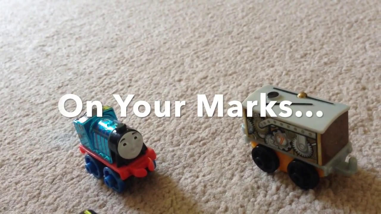 Mini Sodor Races Round 1: Robot Toby Vs Diesel Race 9 - YouTube