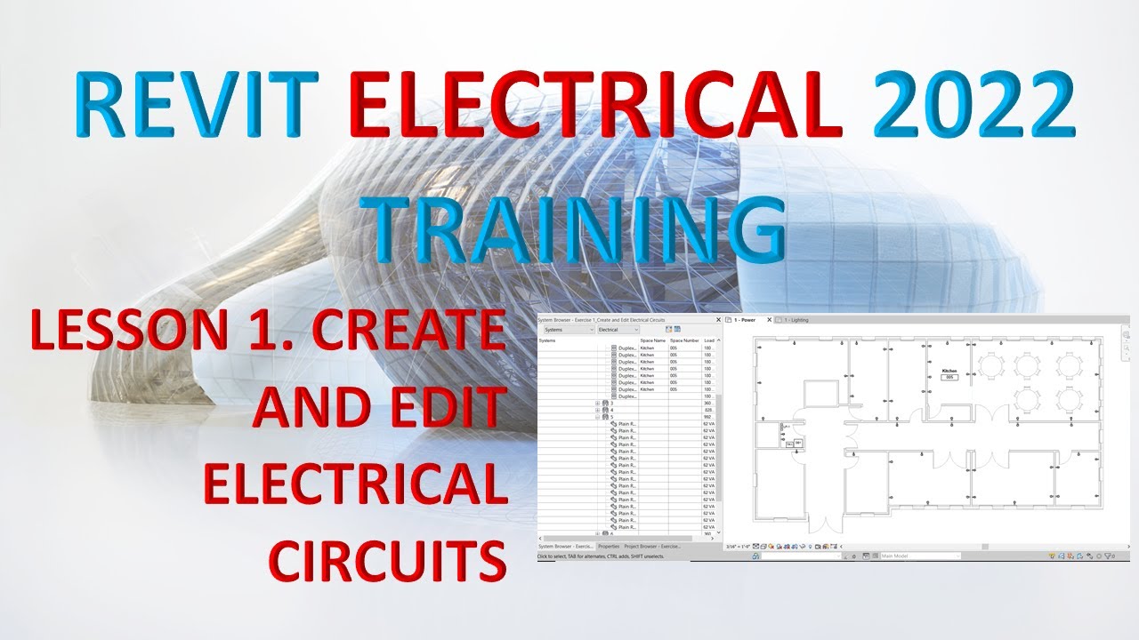 REVIT FOR ELECTRICAL DESIGN: CREATE AND EDIT ELECTRICAL CIRCUITS - YouTube