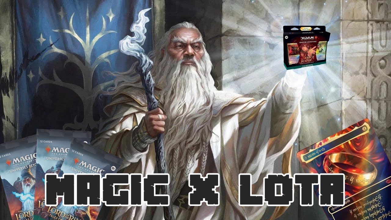 Magic : Ouverture des decks de démarrage + booster du crossover LOTR ...