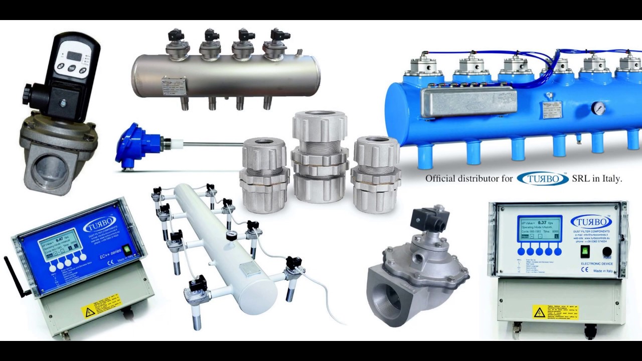 Dust collector components (Turbo pulse valve) CIRBELL.CO,LTD - YouTube