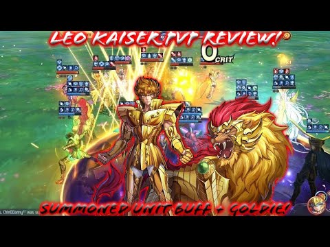 Saint Seiya: Awakening (KOTZ) - Leo Kaiser PvP Review! Summon Goldie ...