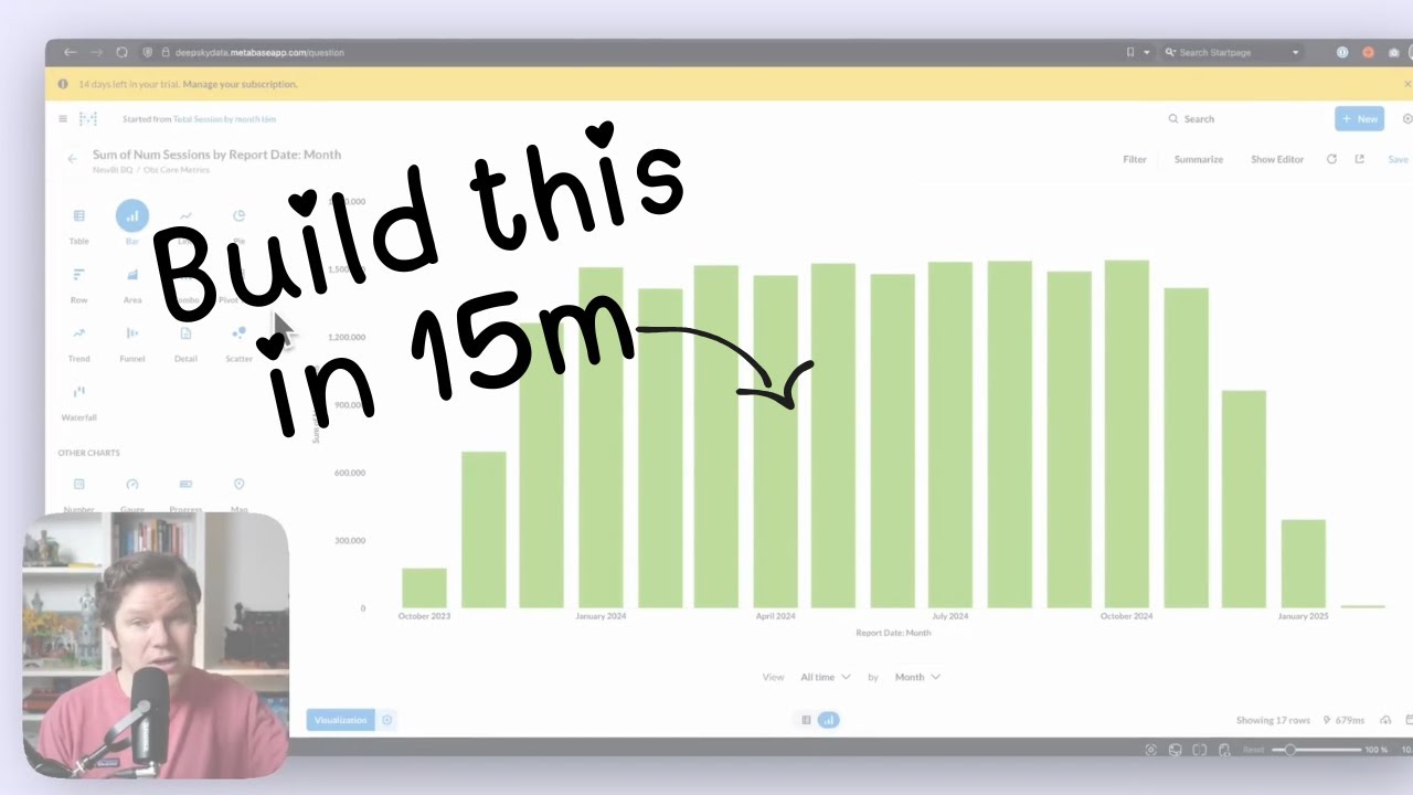 My first 35 minutes with Metabase - after a long time - YouTube