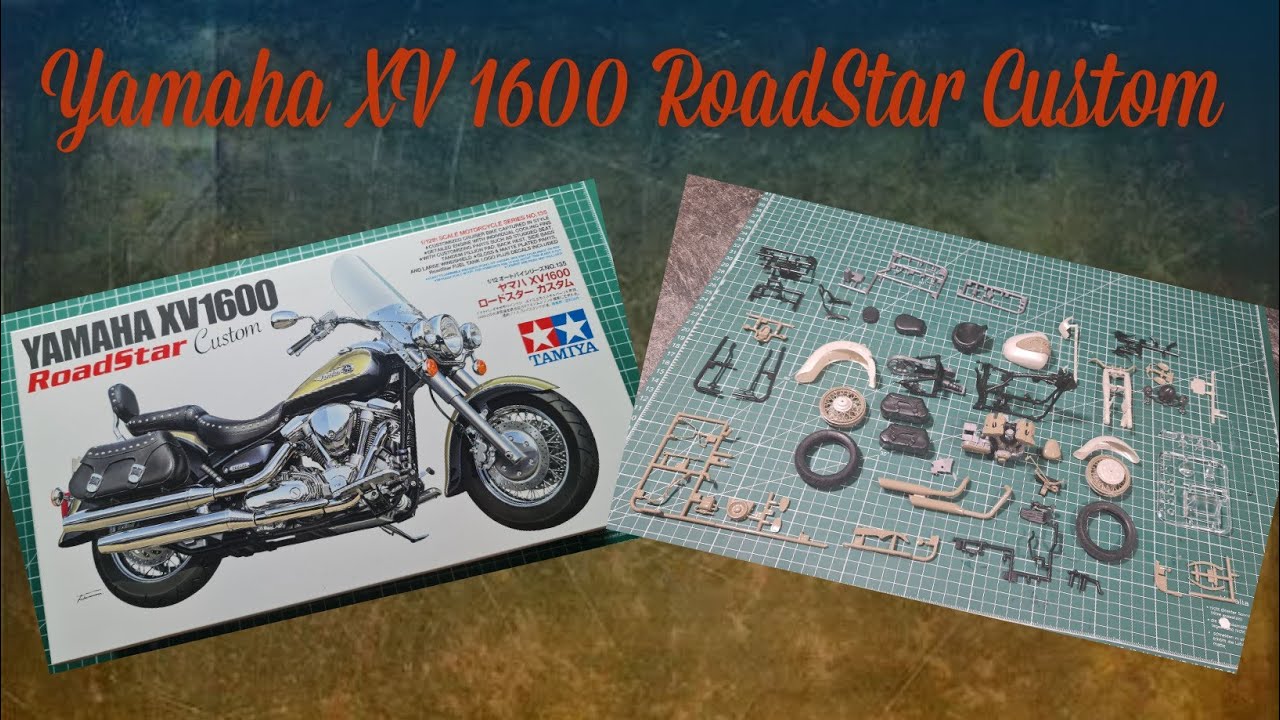 Yamaha XV1600 1:12 Tamiya Part 2 - YouTube
