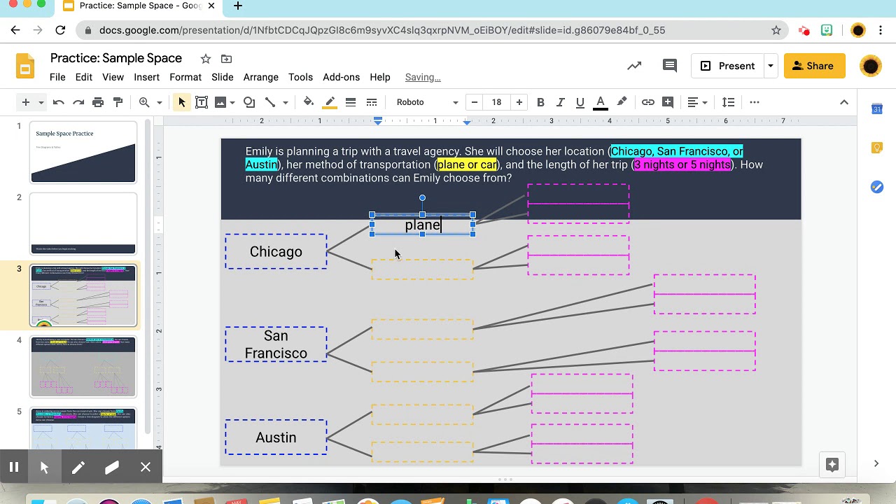 Directions: Tree Diagrams Practice - YouTube