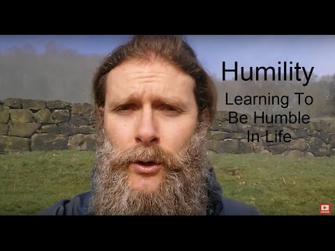 Humility - Learning How To Be Humble In Your Meditation Practise - YouTube