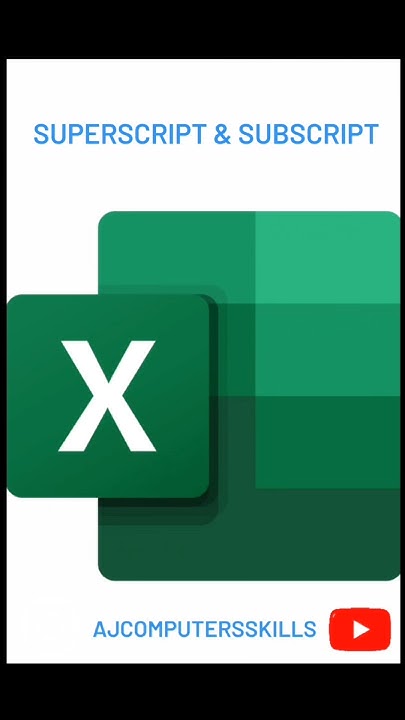 Superscript and Subscript #excel #exceltips #exceltips #exceltricks #trending - YouTube