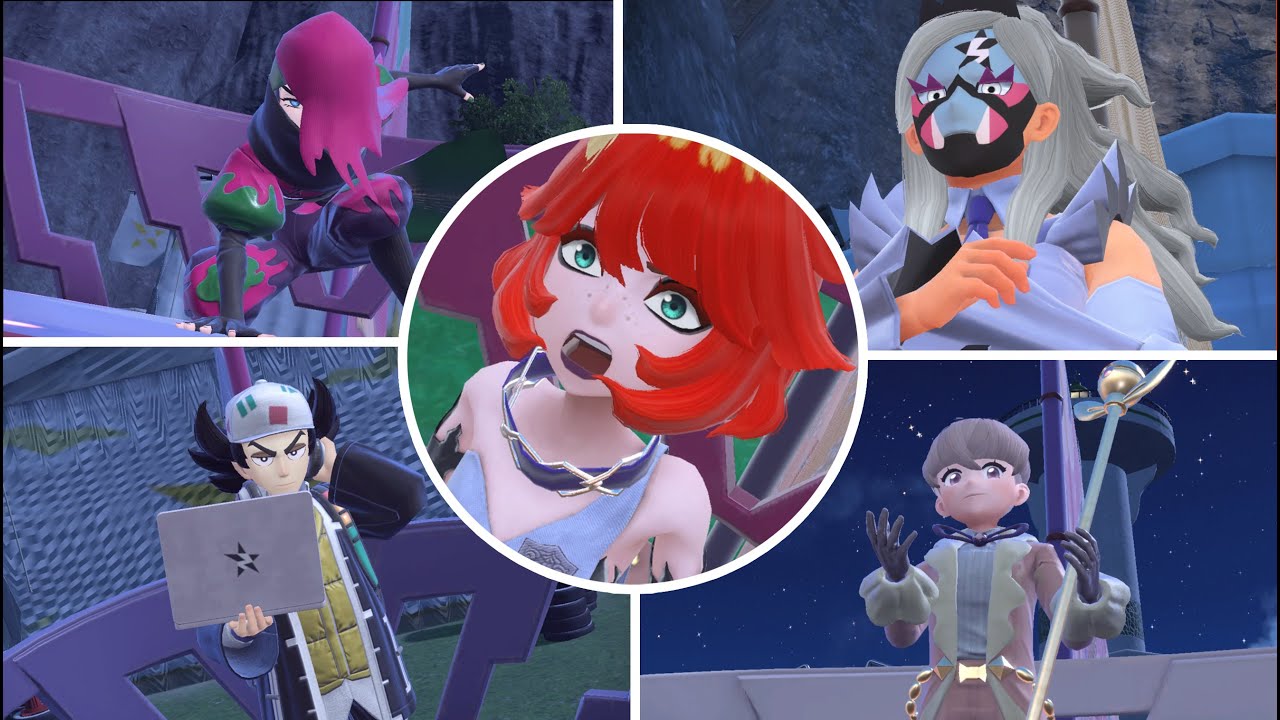 Pokemon Scarlet and Violet - All Team Star Boss Battles - YouTube