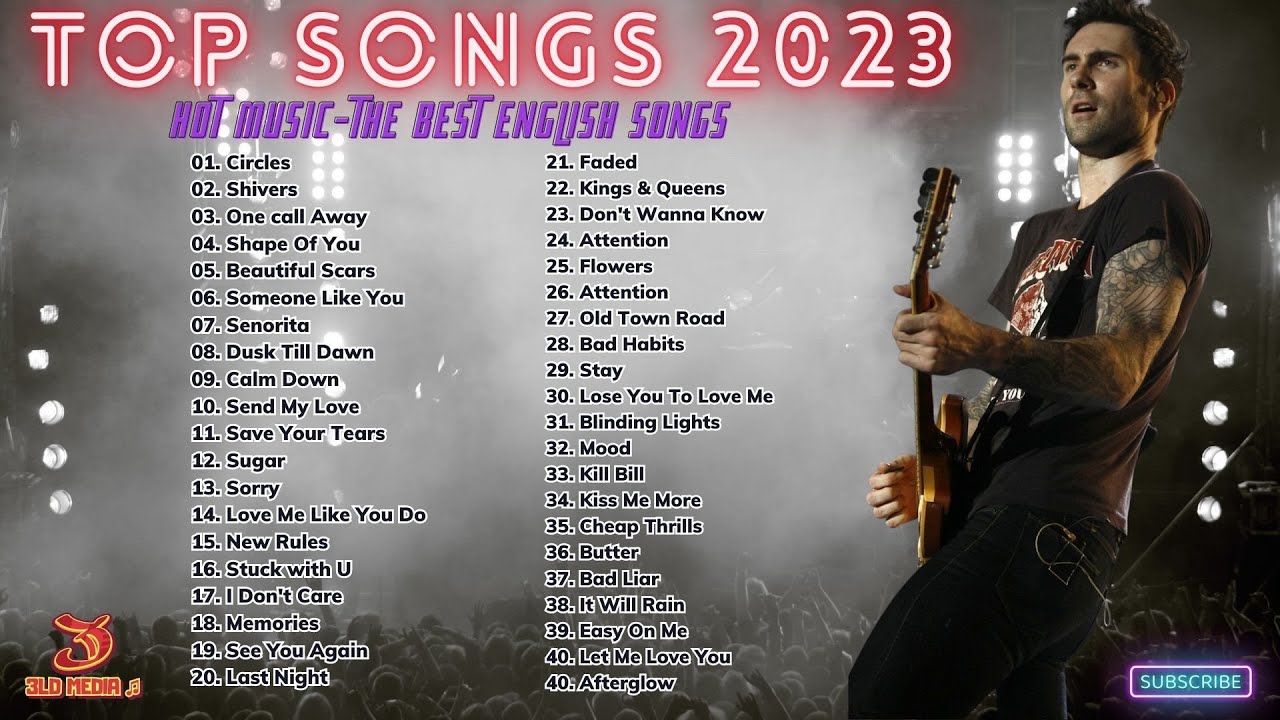 TOP SONGS 2023 - Best english Music Collection 2022 2023 - Shawn Mendes ...