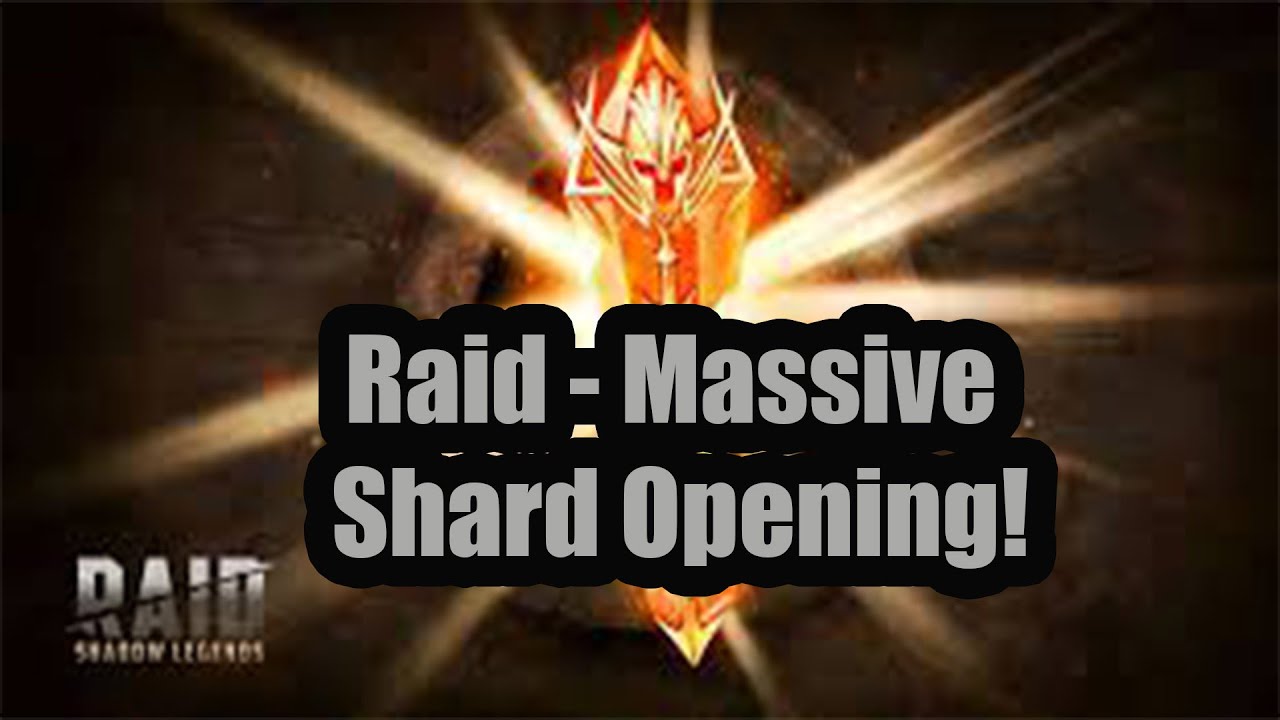 Raid Shadow Legends - Massive Shard Opening! - YouTube