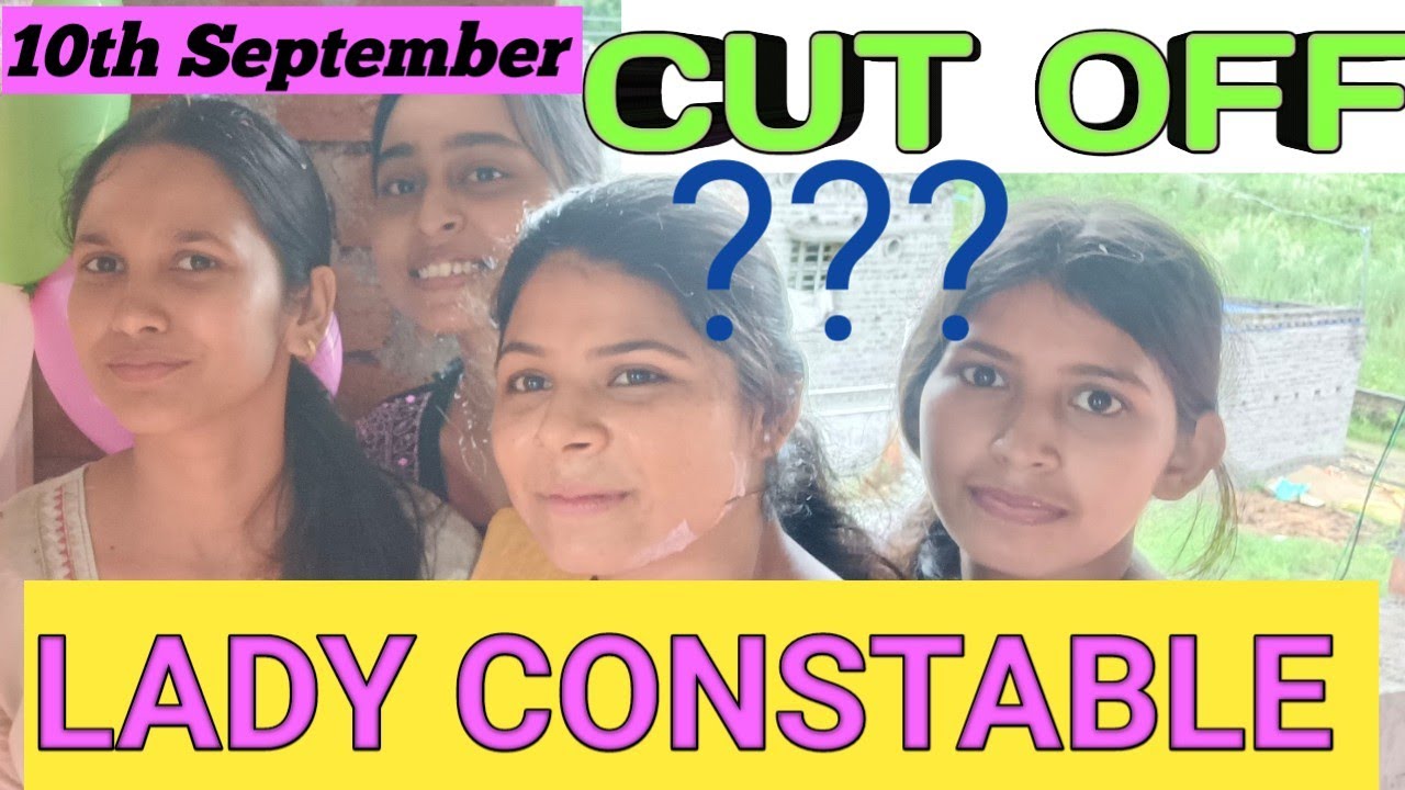 WBP LADY CONSTABLE CUT OFF 2023// LADY POLICE CUT OFF//Today's exam ...