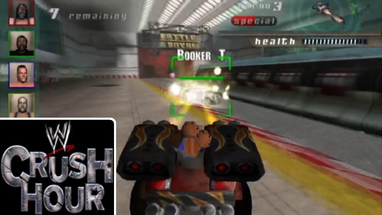 WWE Crush Hour (full playthrough w/ commentary) - YouTube