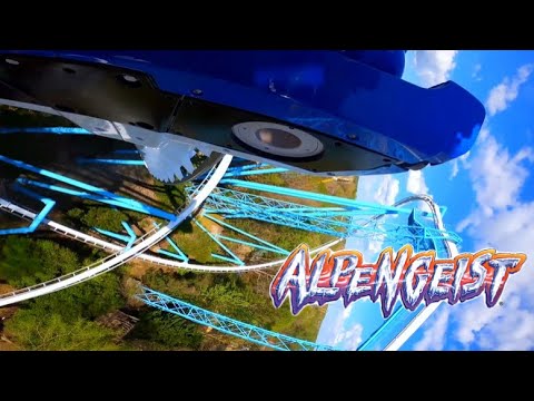 Alpengeist FRONT ROW POV 4K | Busch Gardens Williamsburg ...