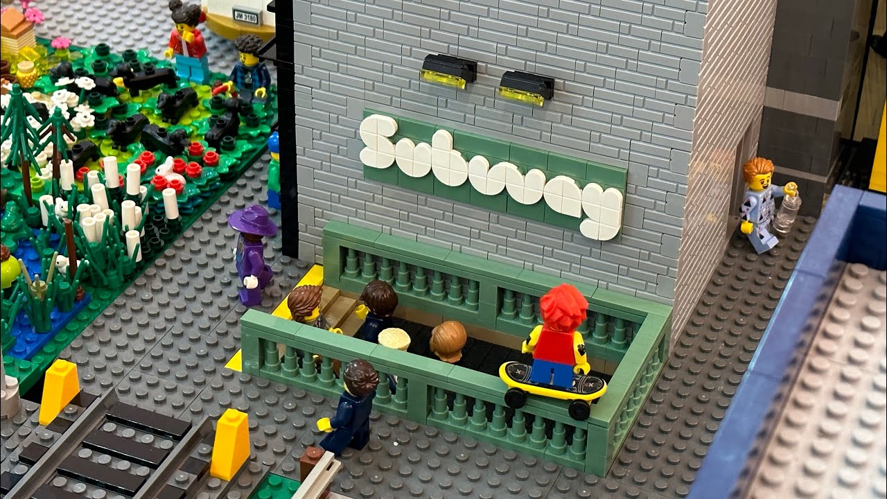 LEGO City Subway Entrance - Heritage Park Railway Days 2023 - YouTube