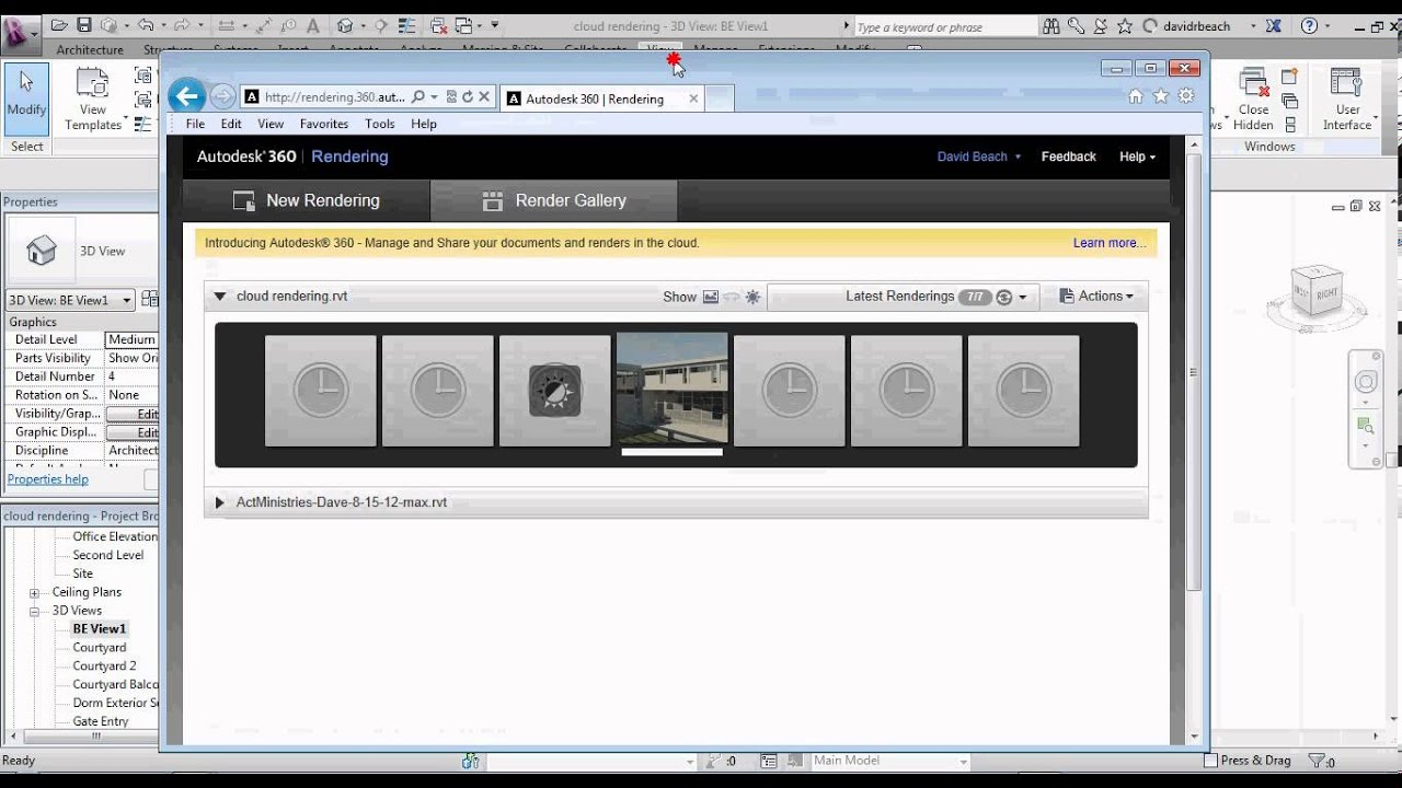 Revit Cloud Rendering - YouTube