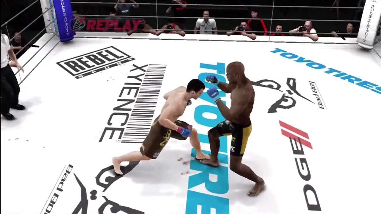 Anderson Silva Sick Counter Knee KO - UFC Undisputed 3 - YouTube