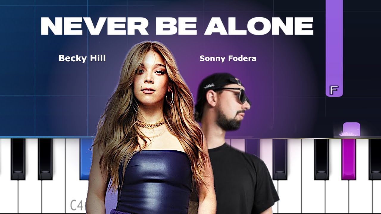 Becky Hill, Sonny Fodera - Never Be Alone (Piano Tutorial) - YouTube