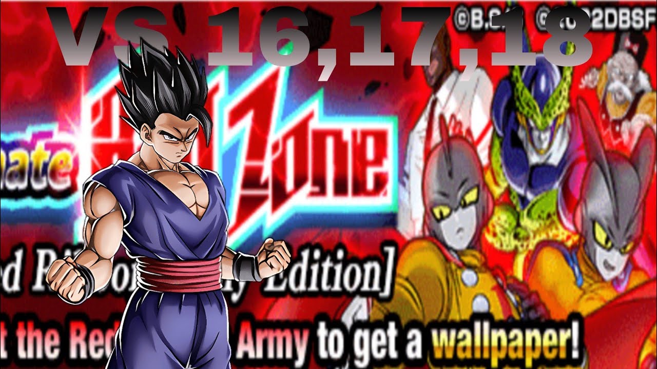 New Red Ribbon Army Red Zone Stage Vs Android 16,17,18 with the Super ...