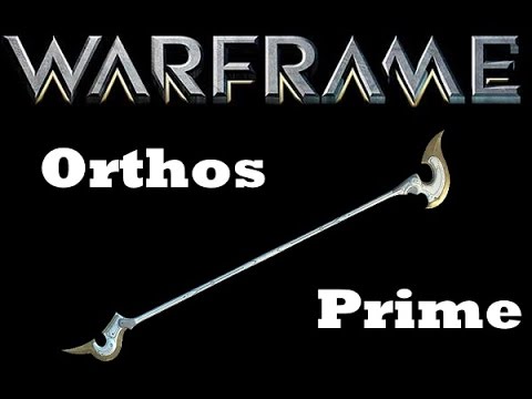 Warframe: Orthos prime build - YouTube