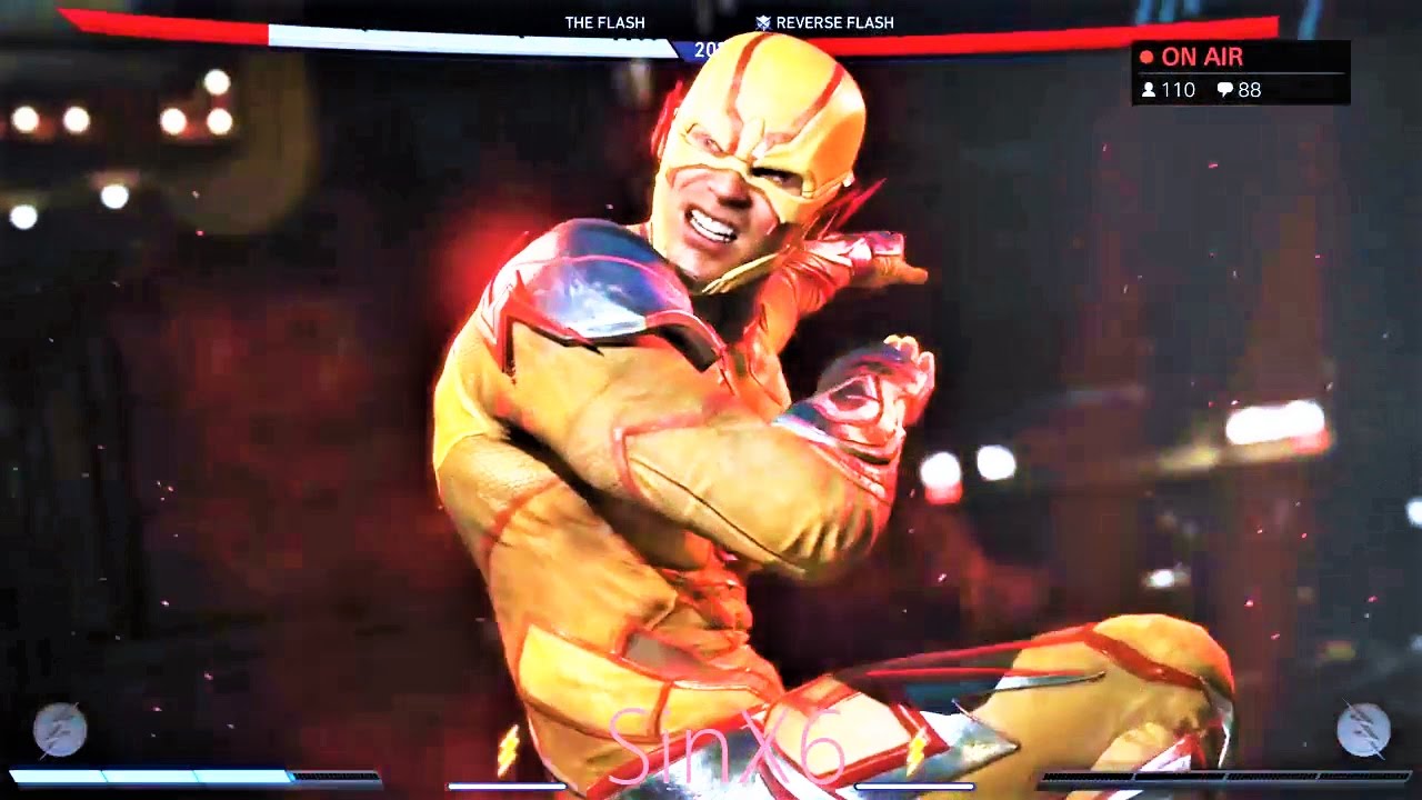INJUSTICE 2 - REVERSE FLASH SUPER MOVE!!! FLASH NEW GEAR!! - YouTube