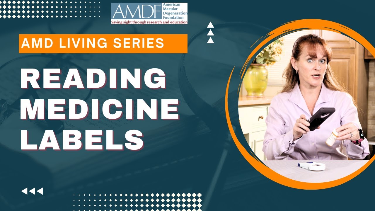 AMD Living: Reading Medicine Labels with Macular Degeneration - YouTube