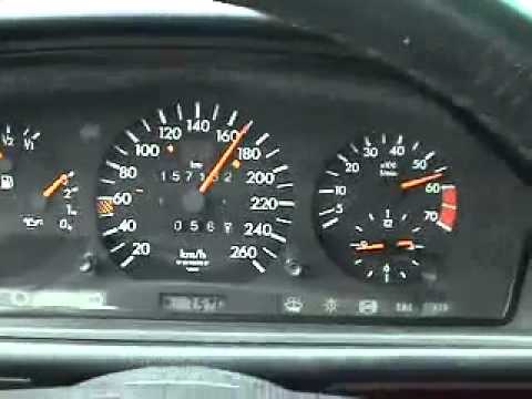 W124 500E 0 - 260 km/h