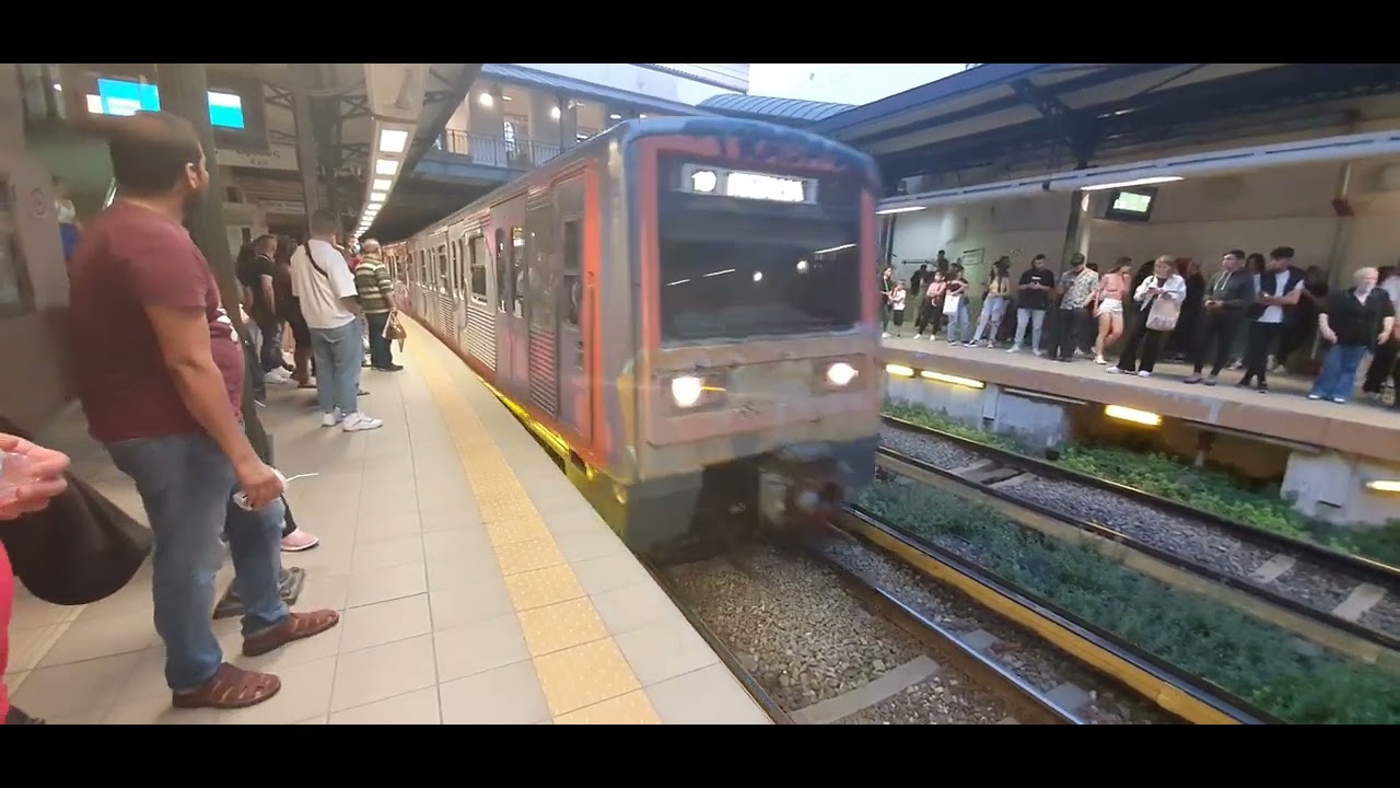 Athens Metro Line 3 And Line 1 From Syntagma To Moschato - YouTube