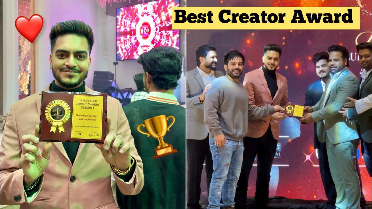 Best Creator of The Year Awards 🏆 ️ - YouTube