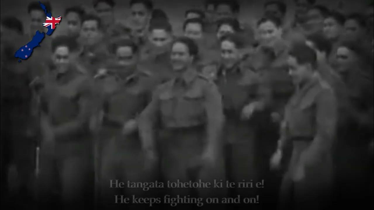 Dominion of New Zealand (1907-'47) WW2 Māori Song 'Hitara Waha Huka' (Hitler Foams at the Mouth ...