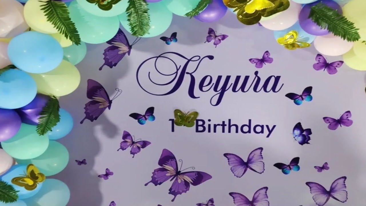 Keyura 1st Birthday - YouTube