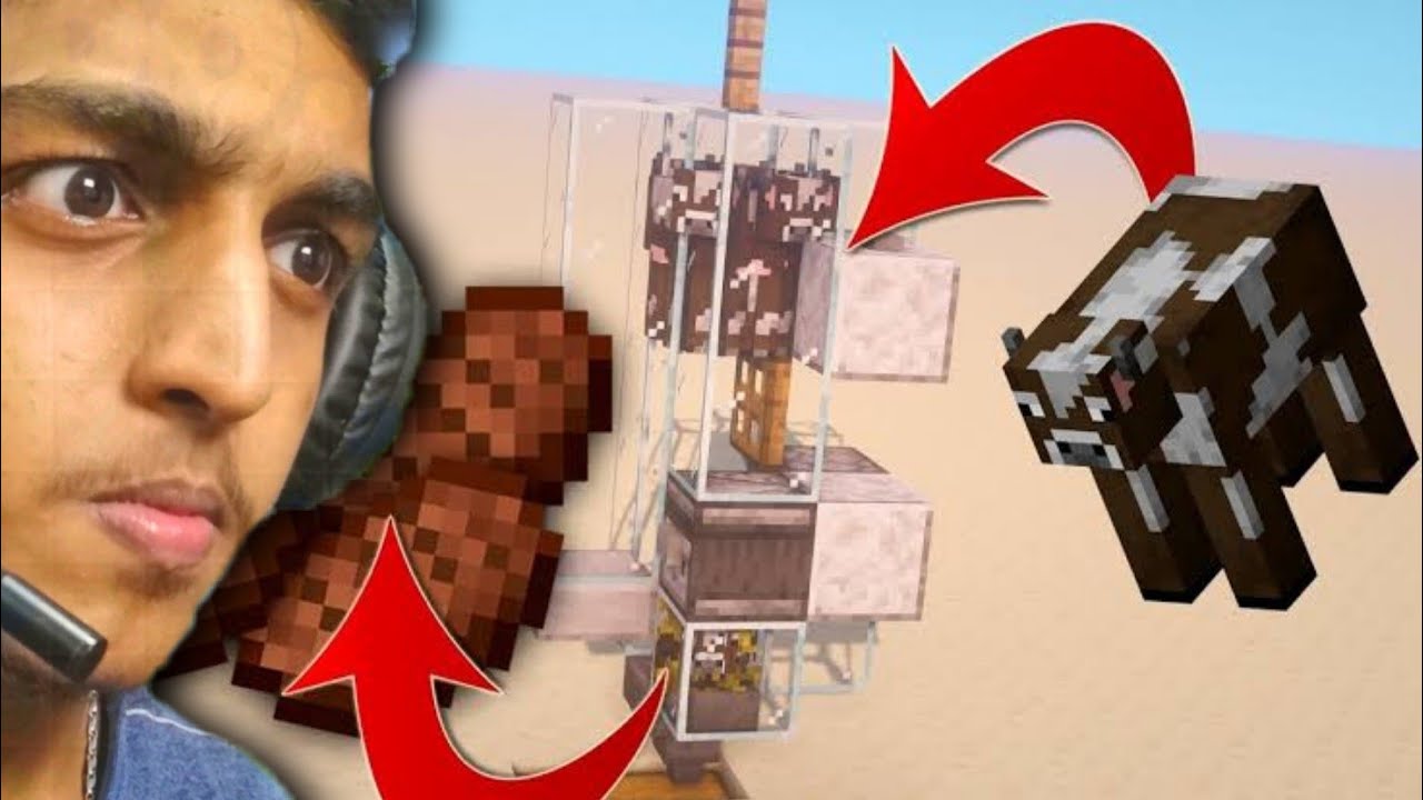 I Built a COW CRUSHER Farm in MINECRAFT !! MALAYALAM - YouTube