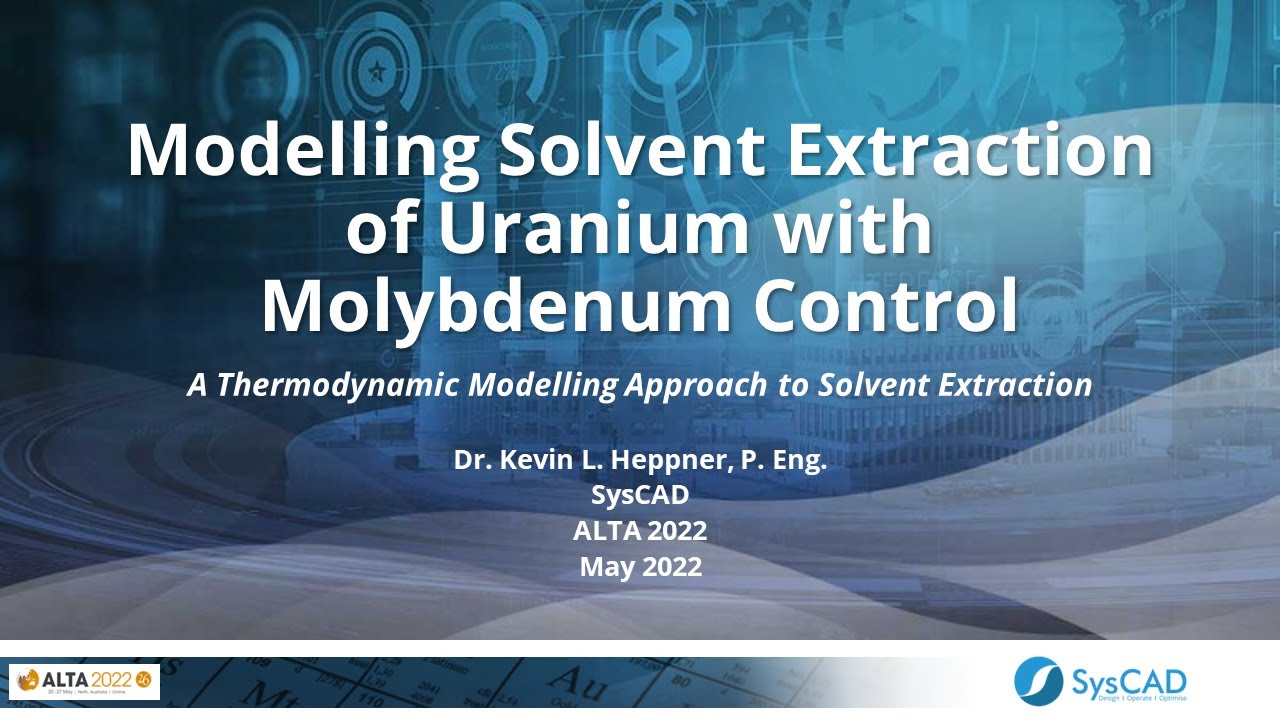 Modelling Solvent Extraction of Uranium with Molybdenum Control in ...