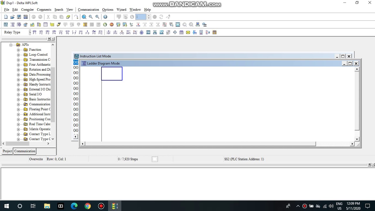 Delta PLC program for output ON/OFF - YouTube
