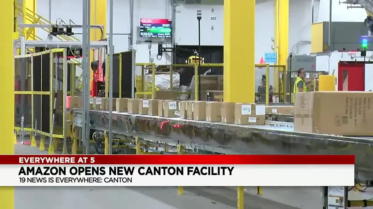 Amazon cuts the ribbon on new Canton fulfillment center - YouTube