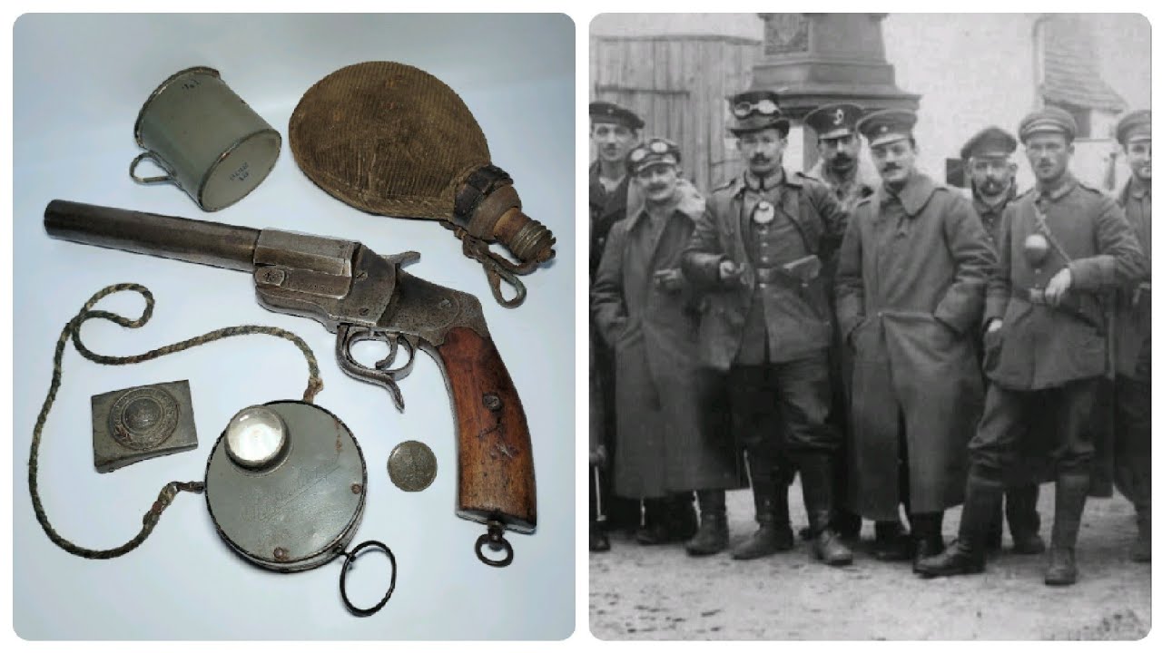 German WW1 Magneto torch (working) - YouTube