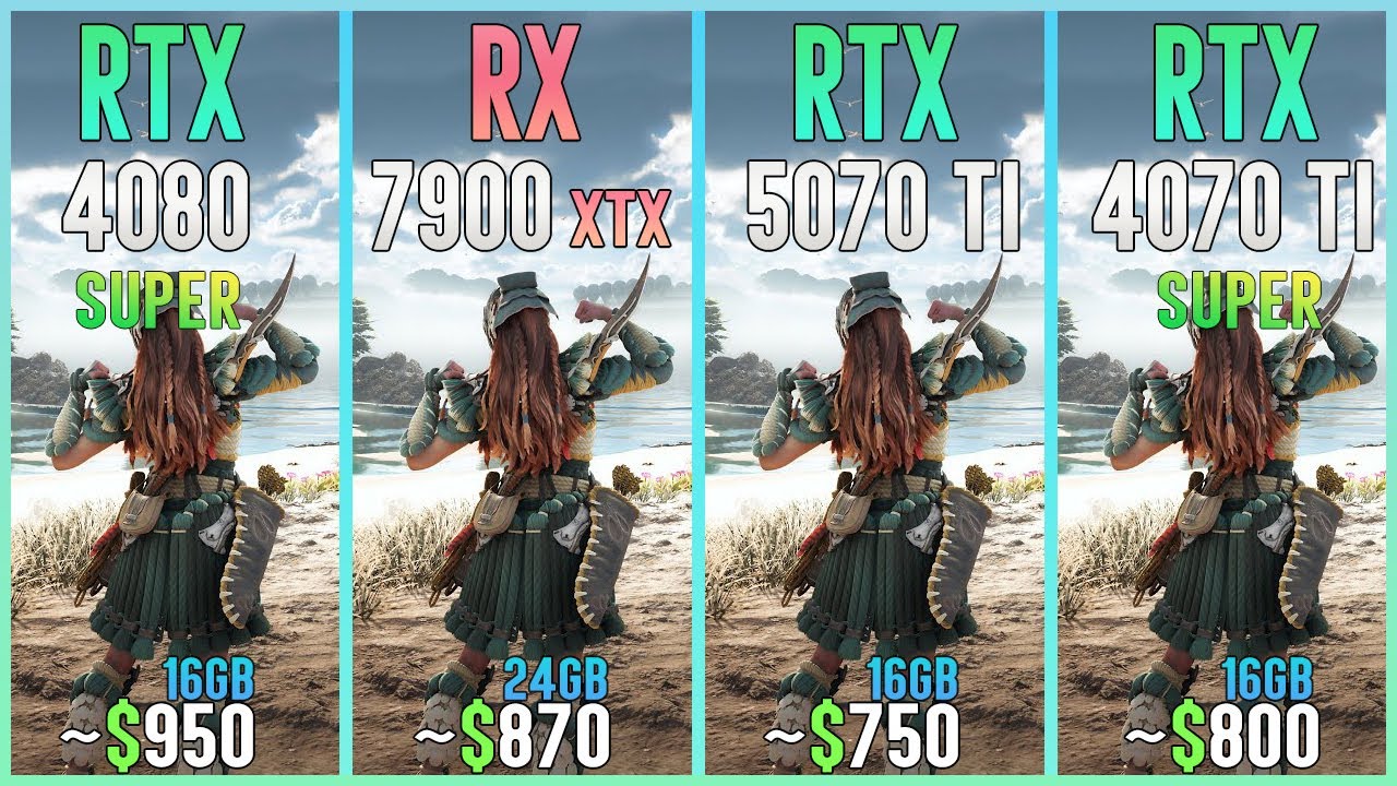 RTX 4080 SUPER vs RX 7900 XTX vs RTX 5070 Ti vs RTX 4070 Ti SUPER ...