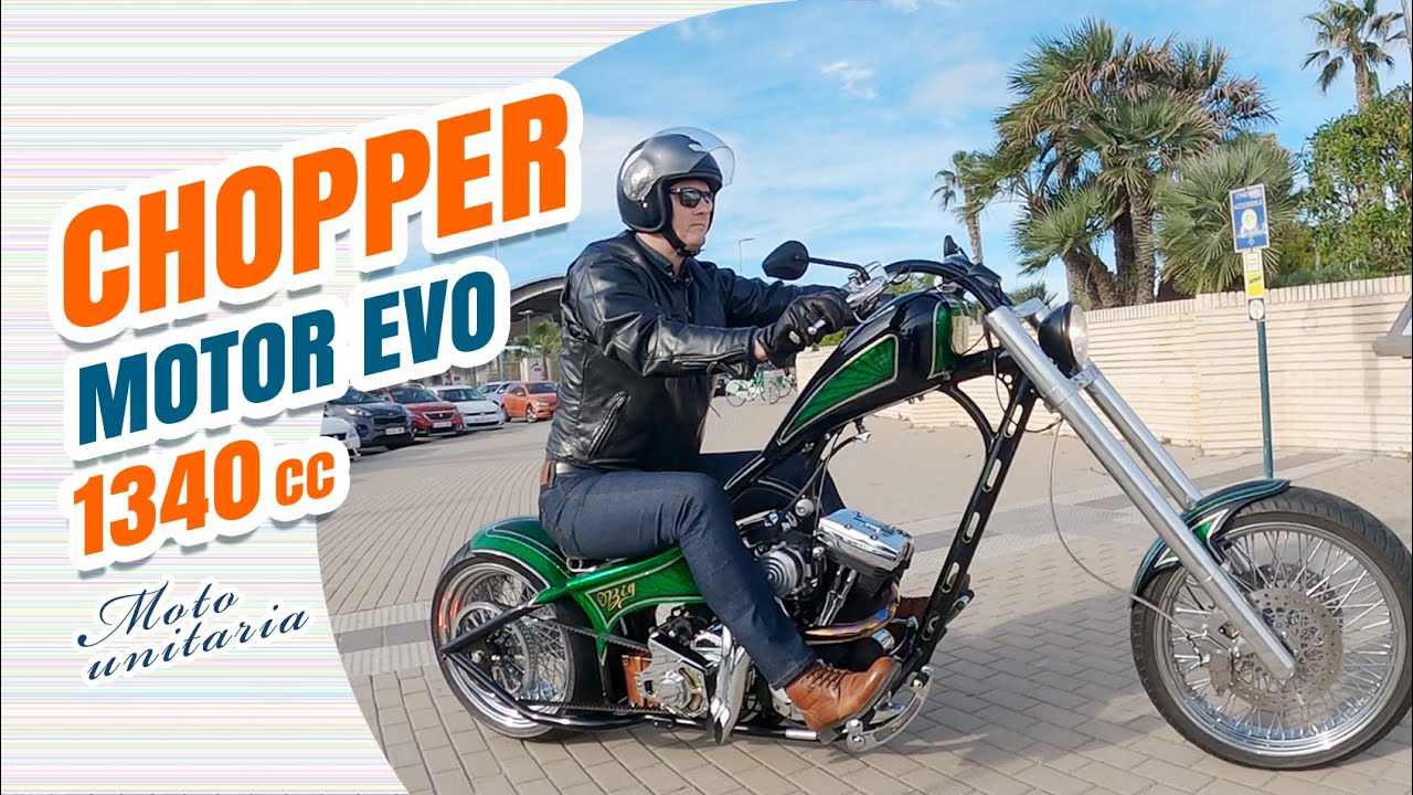 Espectacular CHOPPERON 🔥con👉 motor Evo 1340cc (moto unitaria)👈 - YouTube