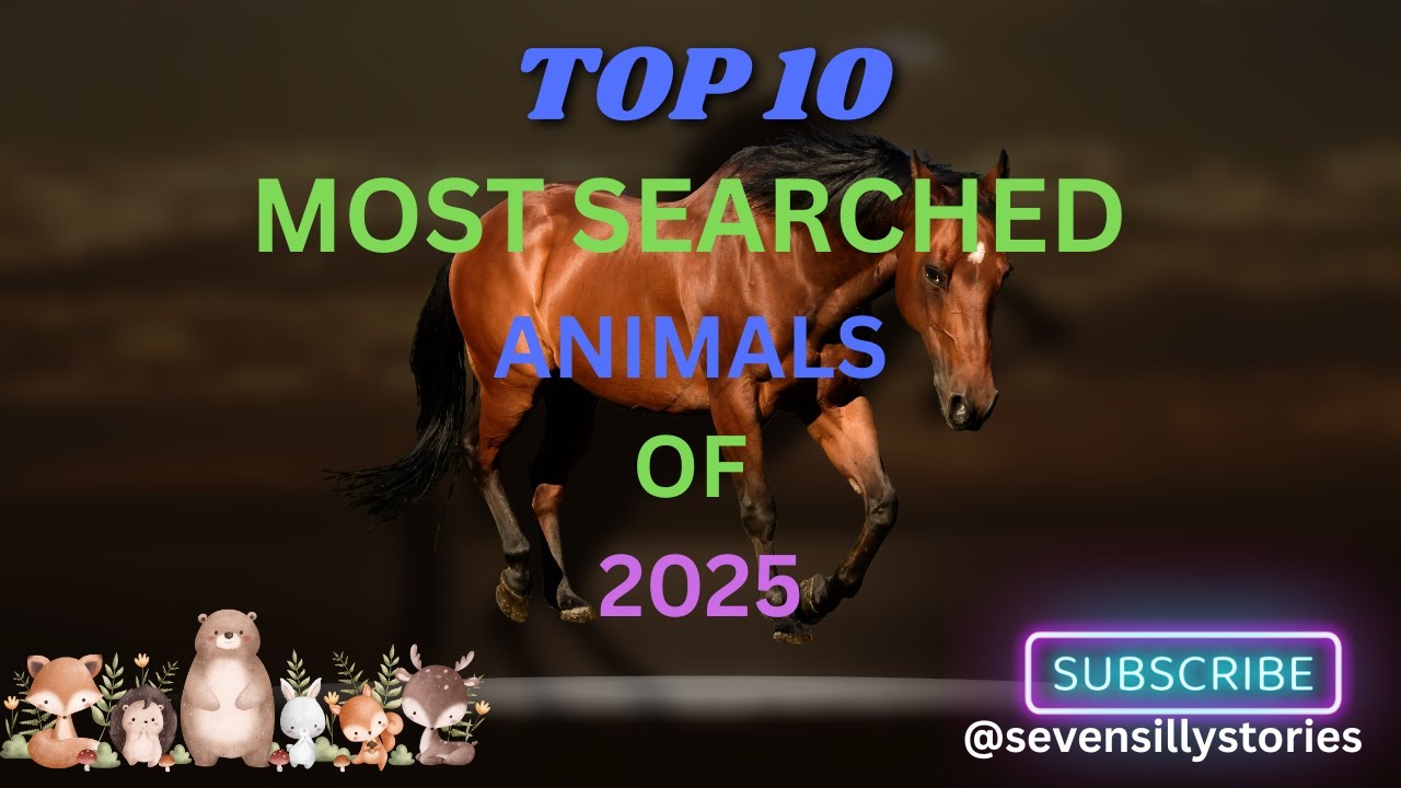 The Top 10 Most Searched Animals in the 2025 #animals #wildlife #facts ...