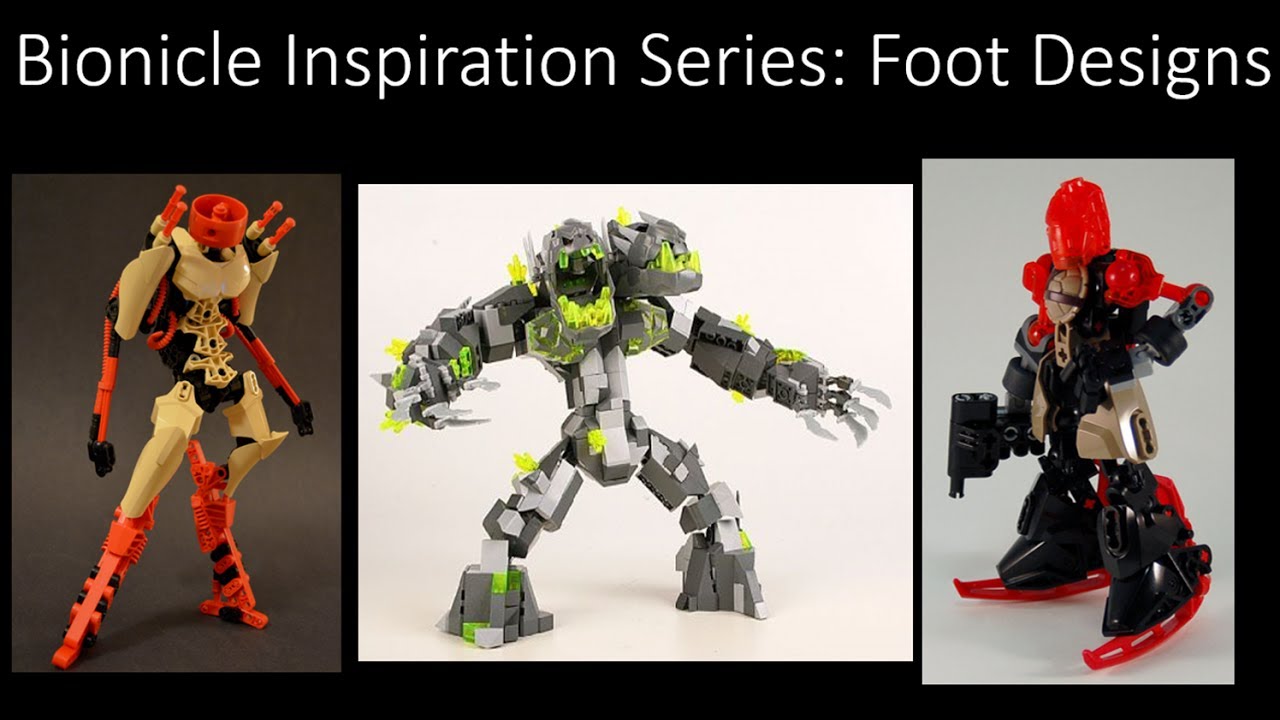 Bionicle Inspiration Series Ep 8 Foot Designs - YouTube