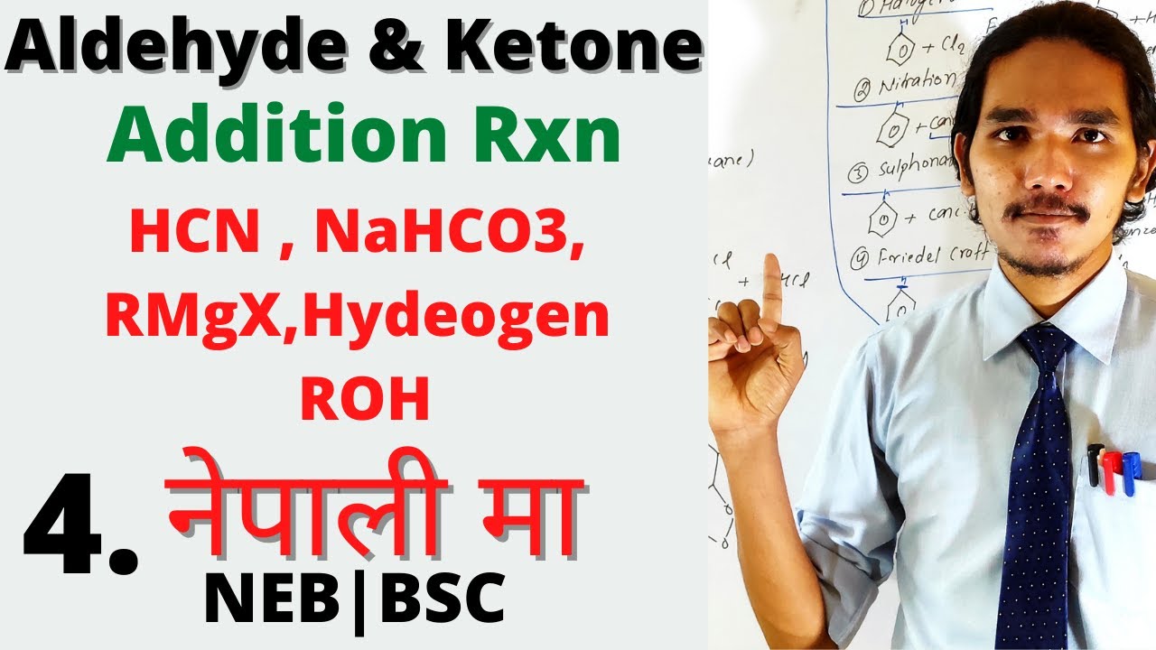 Aldehyde & Ketone - Addition Reaction |Hygrogenation |HCN |RMgX ...