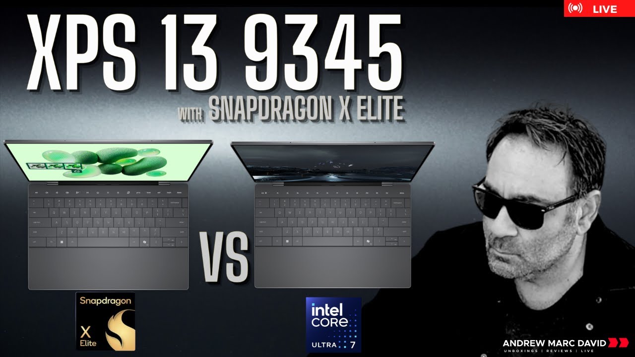 Dell XPS 13 9345 (Snapdragon) and 9340 (Intel) - Live Unboxing ...