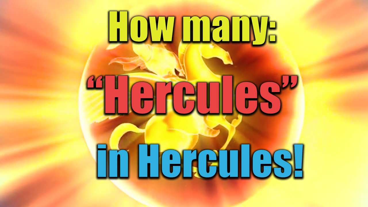 Counting Every Time 'Hercules' Is Said in Hercules 🏺💪 #hercules # ...