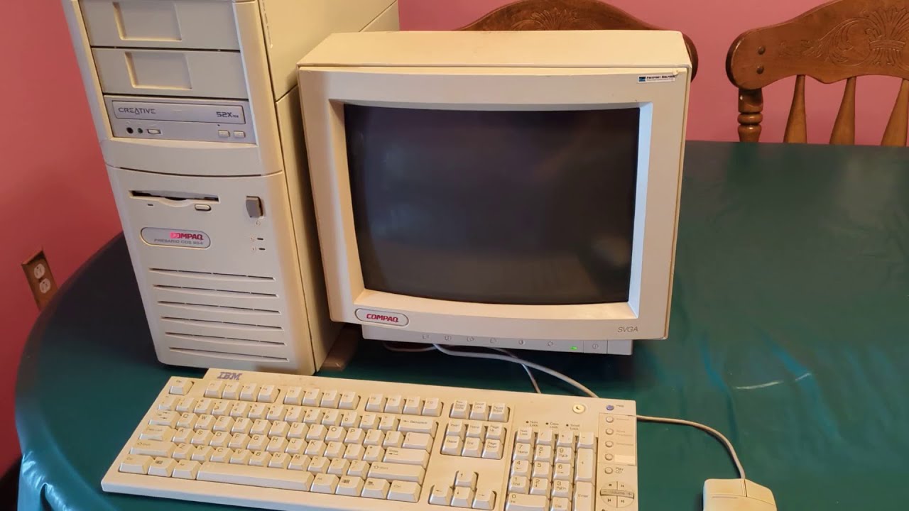 Compaq Presario CDS 954 (1995) Windows 3.1 Startup - YouTube