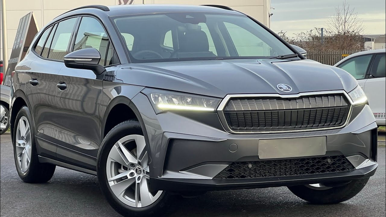 Brand New Skoda Enyaq 62kWh 60 Auto Graphite Grey Metallic - YouTube