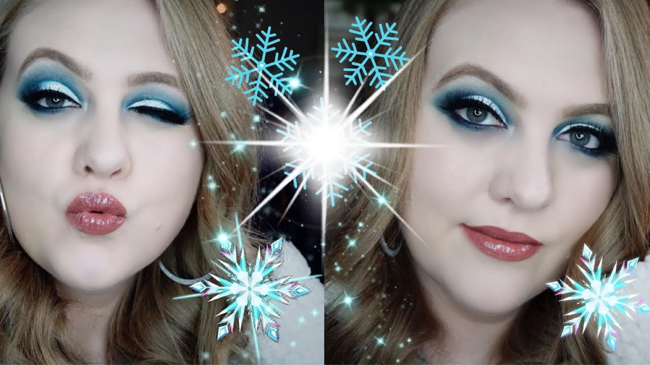️ICY BLUE FESTIVE GLAM ️ #ShadowSense #BlueEyeMakeup # ...