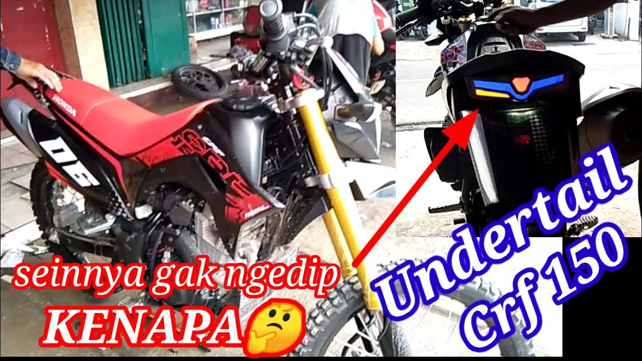 posisi plaser motor crf 150 - YouTube