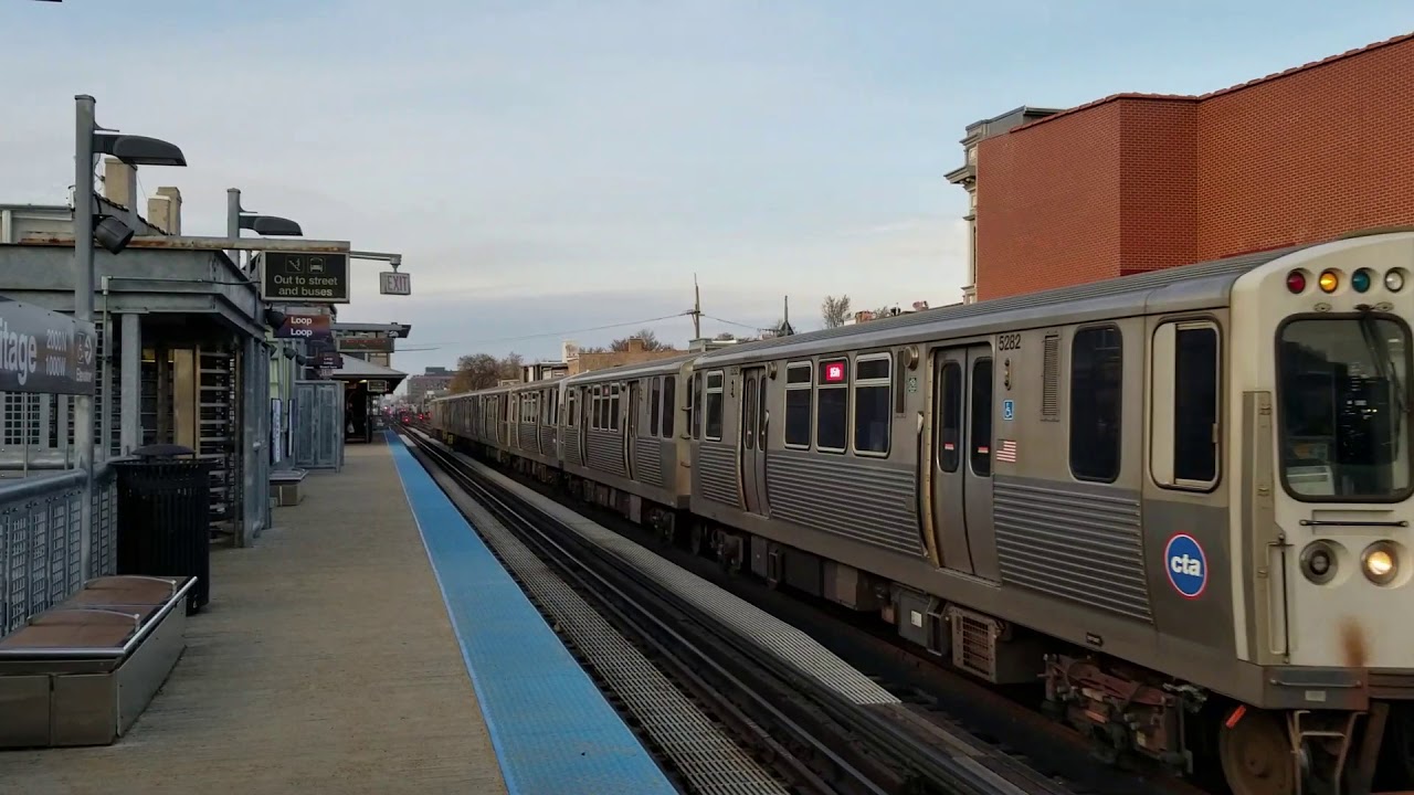 [COLLAB] CTA "L": Action with Red/Brown Lines at Armitage - YouTube