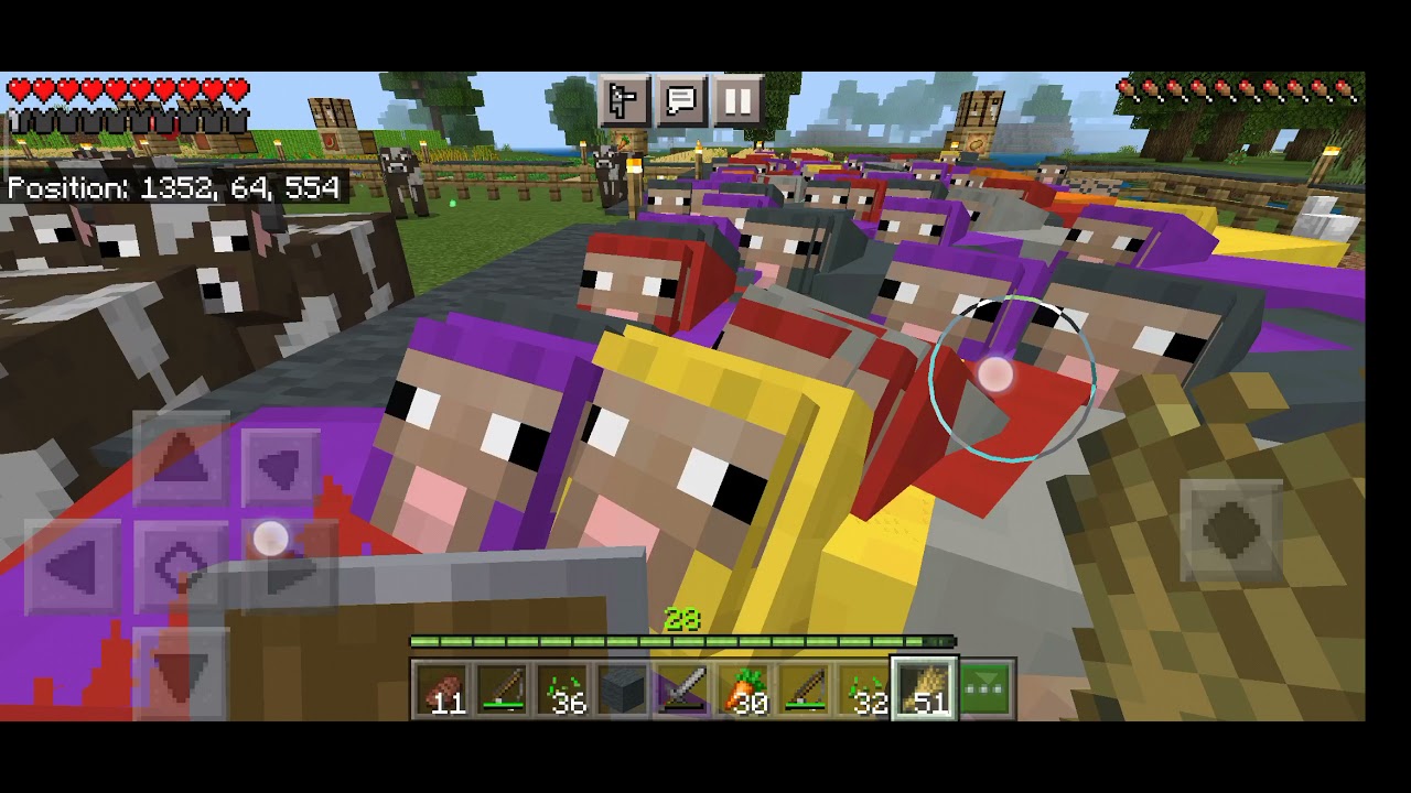 Playing Minecraft | Feeding Animals - YouTube