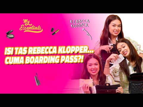 BONGKAR TAS REBECCA KLOPPER ISINYA ADA INI!!