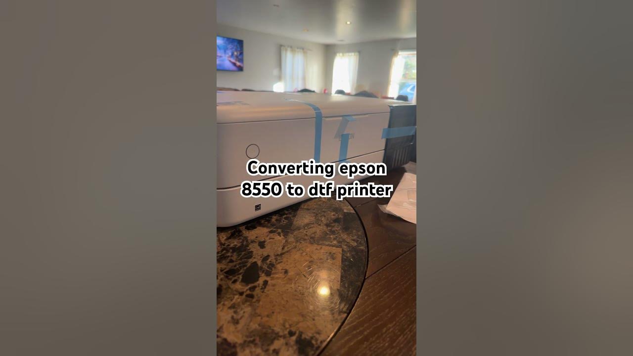 Just unboxed my epson 8550 to convert to a dtf printer #dtfprints # ...