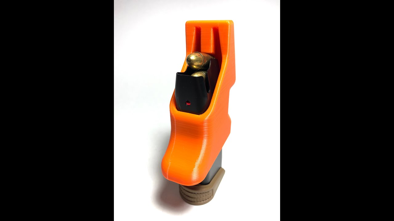 FN Reflex Speedloader - 11 round 9mm mag loading - 2nd method - YouTube